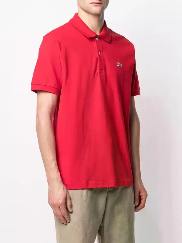 Lacoste Embroidered Logo Polo Shirt - Red