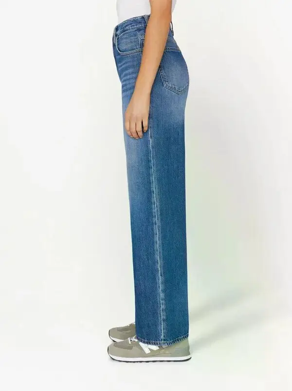 FRAME High-rise Straight Jeans