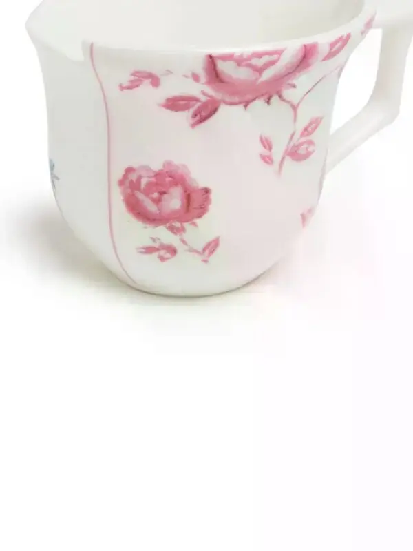 SELETTI Hybrid Leonia Coffee Cup With Saucer