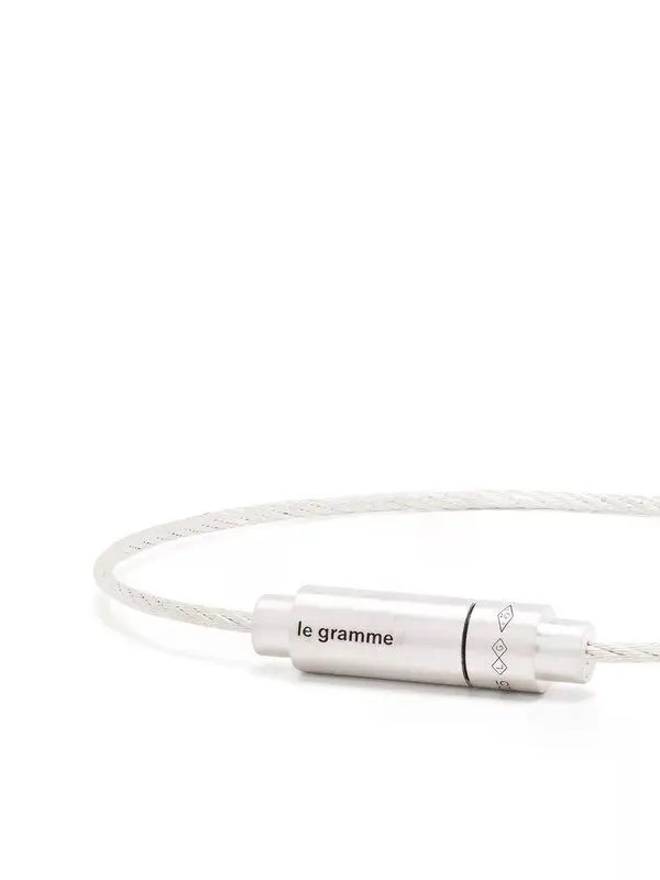 Le Gramme 9g Cable Triptych Bracelet