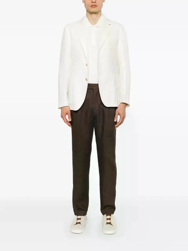 Tagliatore Herringbone-pattern Blazer - Neutrals
