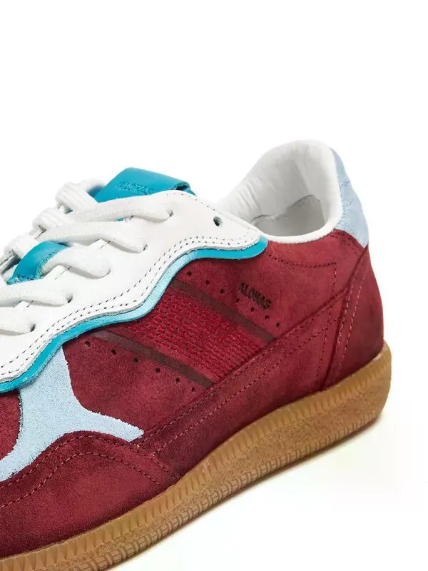 ALOHAS Suede Panelled Sneakers - Red