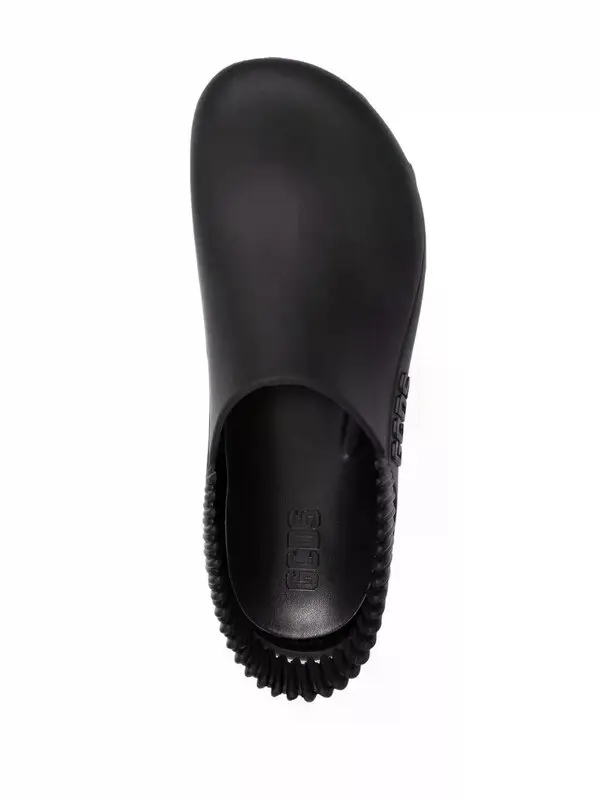 Gcds Embossed Logo Slingback Clogs