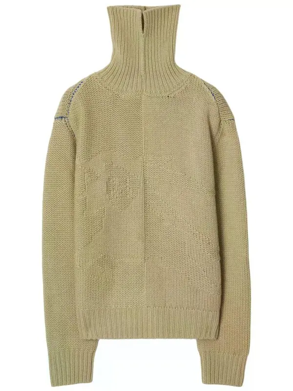 Burberry Cashmere Sweater With Equestrian Knight Motif
