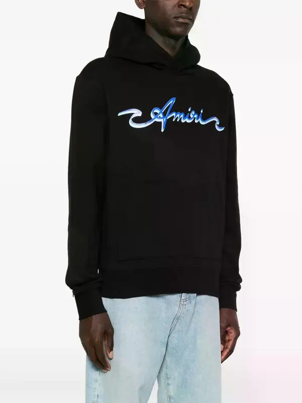 Amiri Logo-print Cotton Hoodie