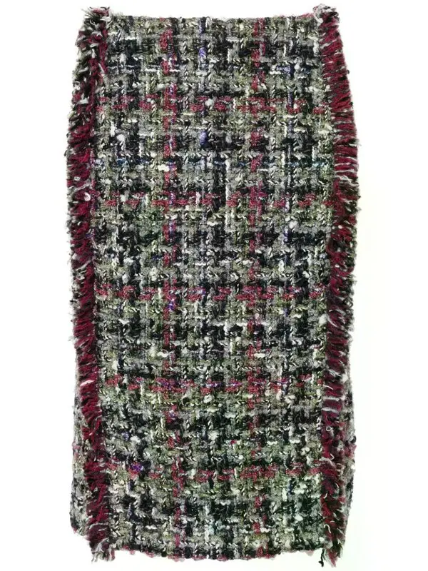 Etro Bouclé Midi Skirt