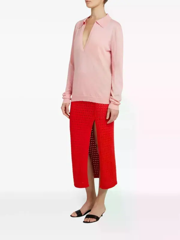 Cashmere In Love Lane Polo Top - Pink