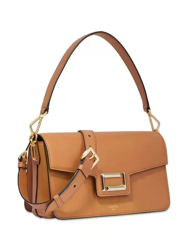 LANCEL Medium Flap Bag In Smooth Grain Calf Leather - Brown