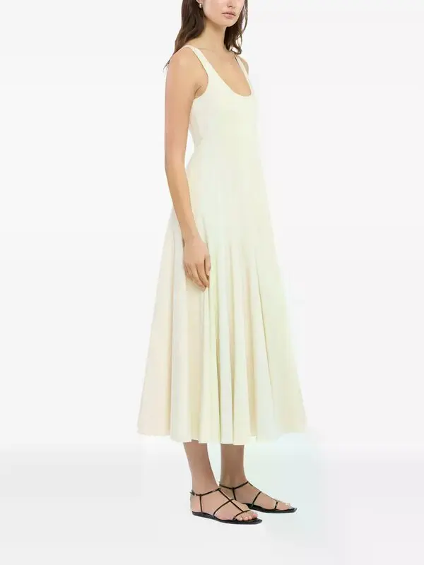 Another Tomorrow Tank Flared Dress