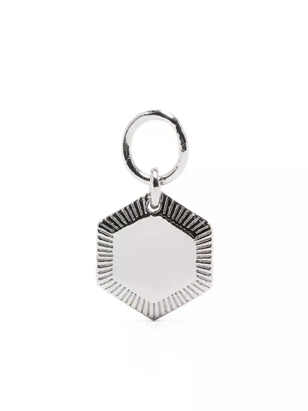 MARIA BLACK Kim Hexagon Charm - Silver
