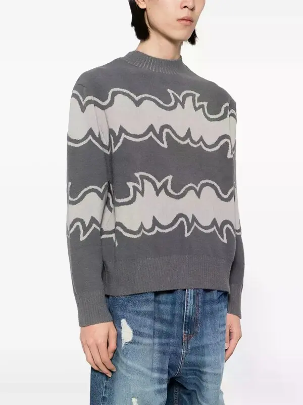 BLUEMARBLE Jacquard-knitted Jumper With Patterned Detail