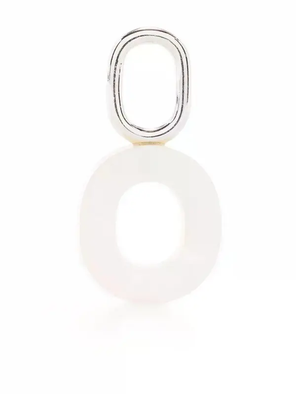 MARIA BLACK Lucid Letter O Charm - Silver