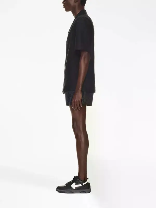 Off-White Logo-print Swim Shorts