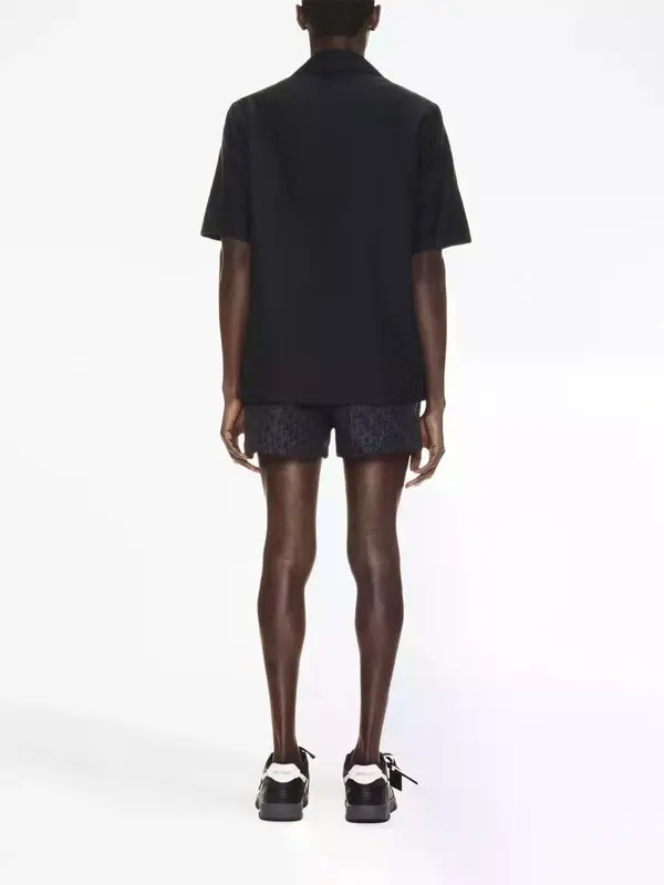 Off-White Logo-print Swim Shorts