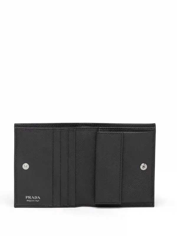 Prada Small Saffiano Leather Wallet - Black