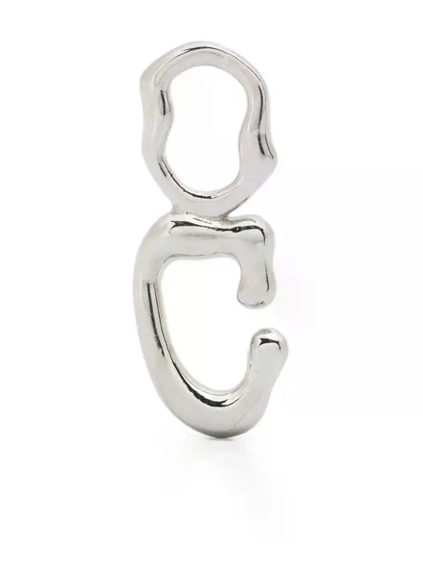 MARIA BLACK Fluent Letter C Charm - Silver