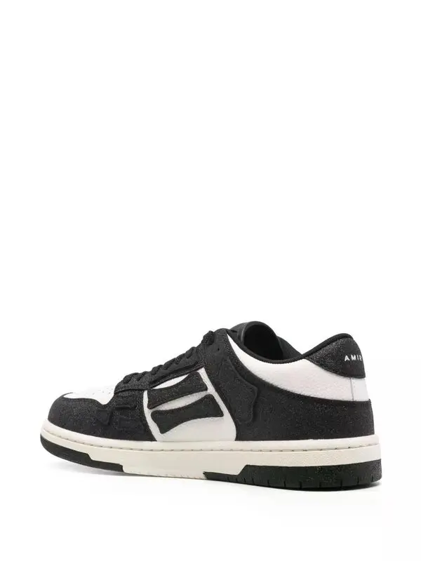 Amiri Shimmer Skel Leather Sneakers