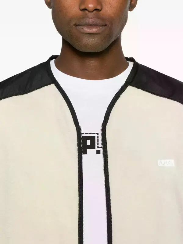 A.p.c. Sleeveless Faux Shearling Vest