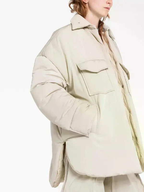 Attico Padded Buttoned Oversized Coat