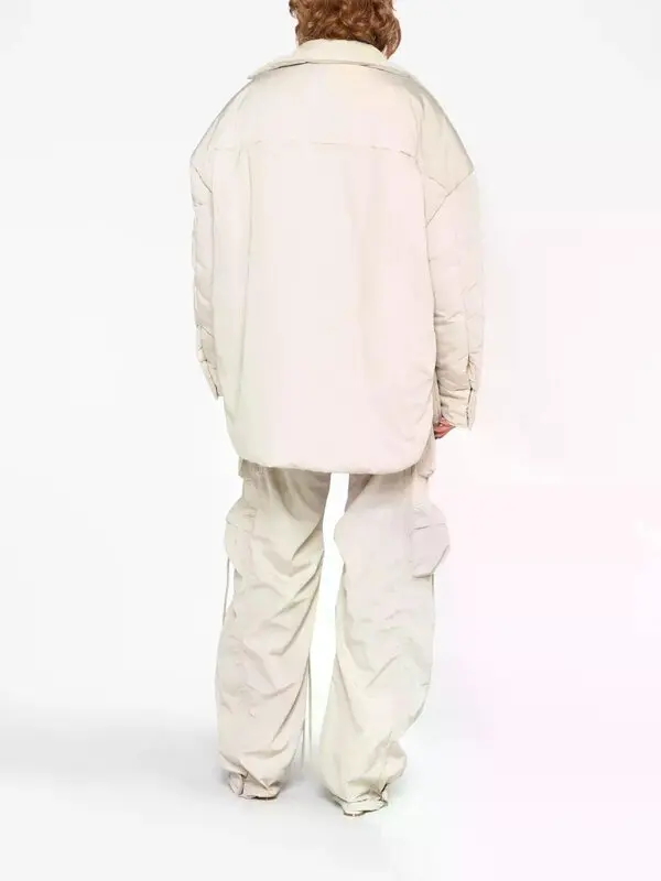 Attico Padded Buttoned Oversized Coat