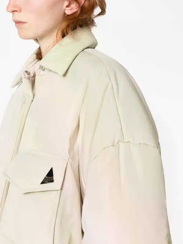 Attico Padded Buttoned Oversized Coat