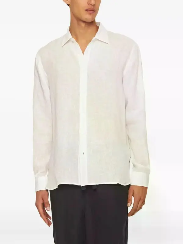 Orlebar Brown Justin Pointed-collar Linen Shirt