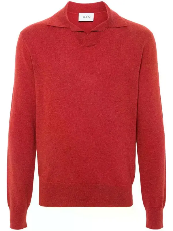 D4.0 Cashmere Sweater - Red