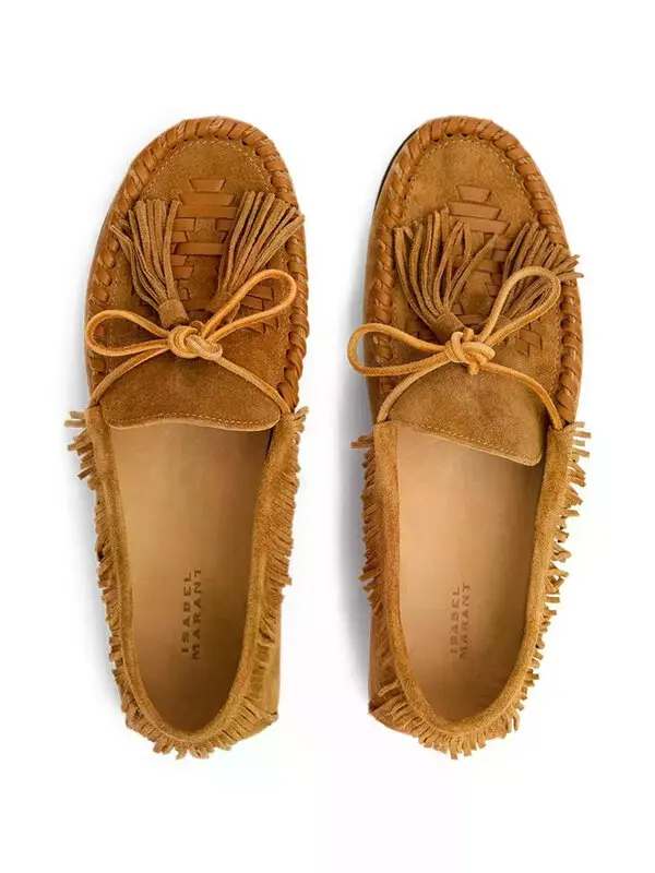 Isabel Marant Étoile Fitza Loafers With Fringe Detailing
