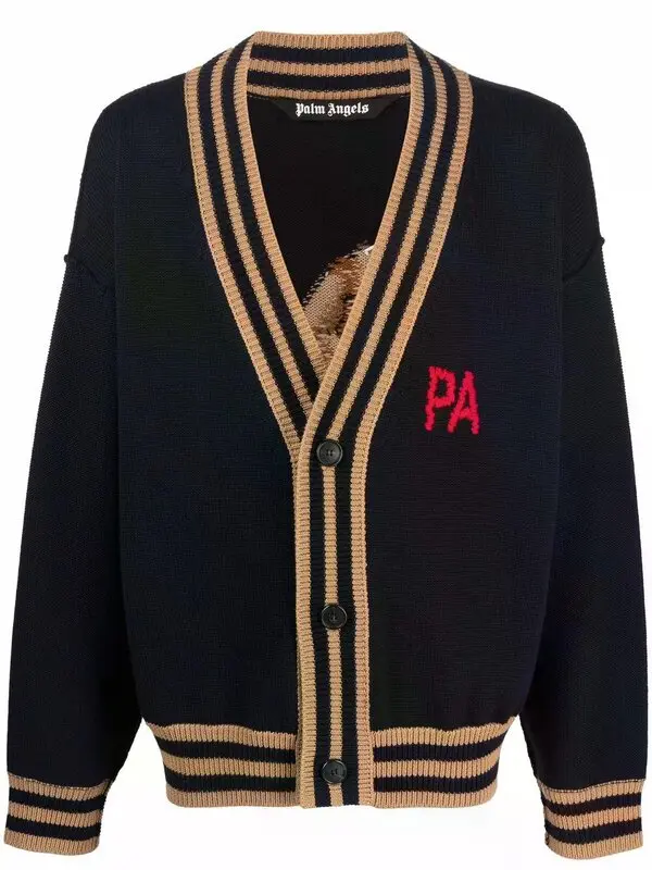 Palm Angels Bear-motif Cardigan