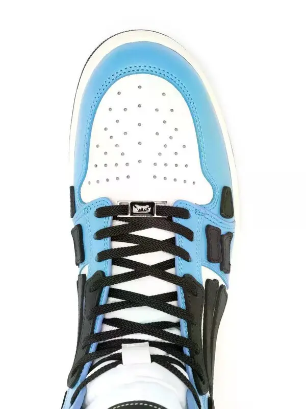 Amiri Skel Top Hi Leather Sneakers