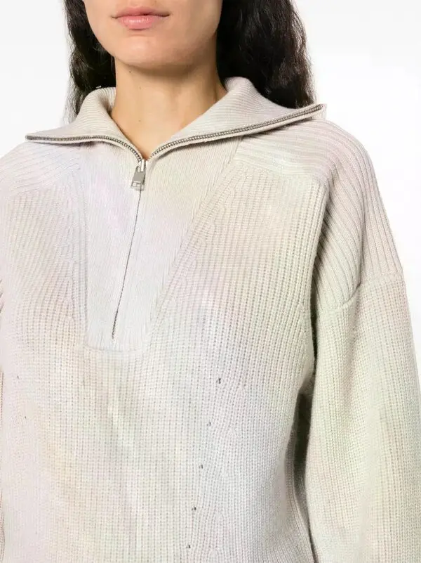 MARANT ETOILE Benny Half-zip Sweater
