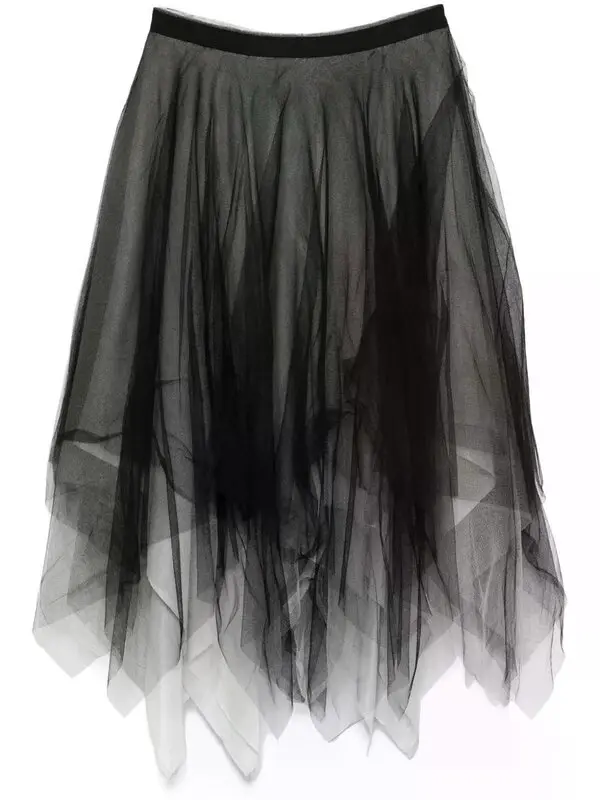 MARC LE BIHAN Tulle Midi Skirt - Black