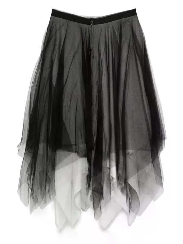 MARC LE BIHAN Tulle Midi Skirt - Black