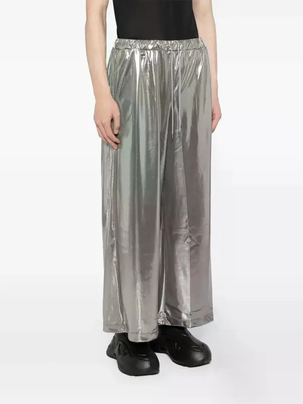 DOUBLET Metallic Finish Wide-leg Trousers