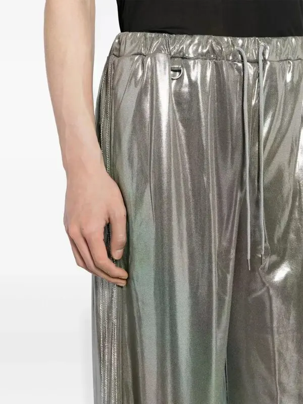 DOUBLET Metallic Finish Wide-leg Trousers