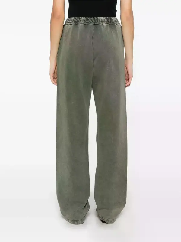 Gucci Logo Embroidered Cotton Track Pants