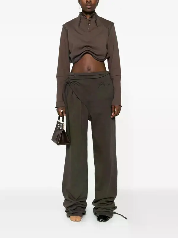 Ottolinger Organic Cotton Jersey Draped Sweatpants