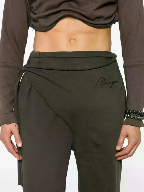 Ottolinger Organic Cotton Jersey Draped Sweatpants