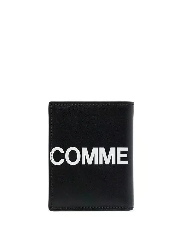 Comme Des Garçons Logo-print Bi-fold Wallet