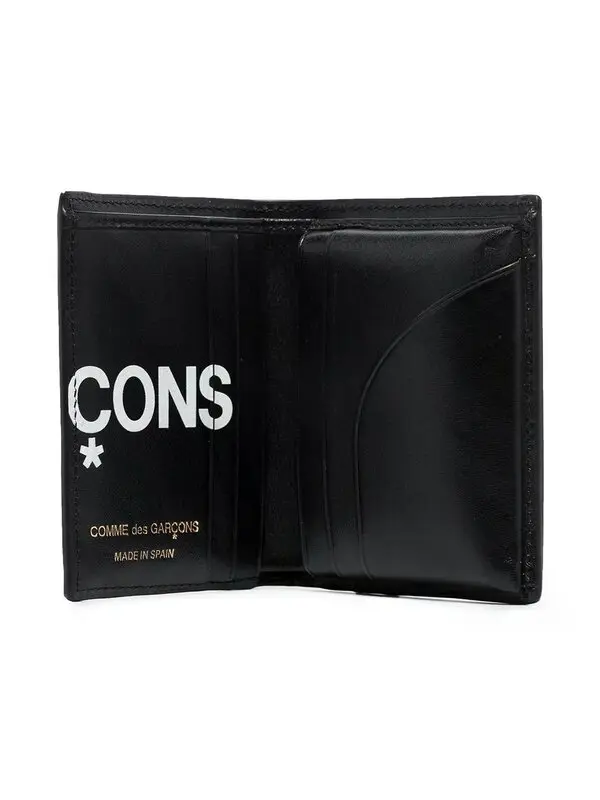 Comme Des Garçons Logo-print Bi-fold Wallet