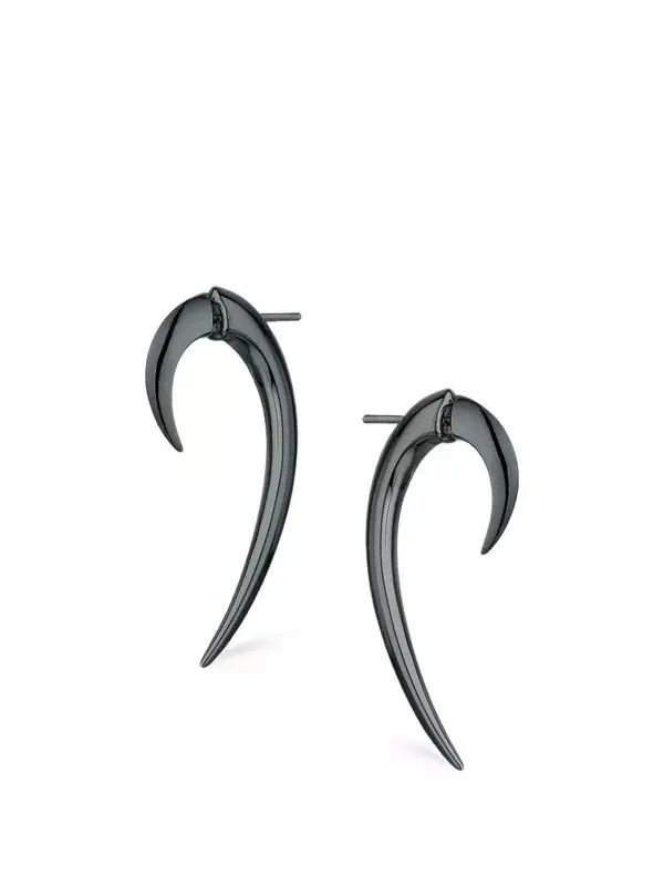 SHAUN LEANE Small Hook Earrings - Silver