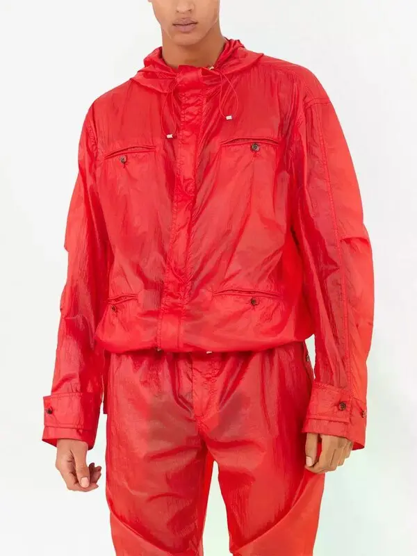 FERRAGAMO Hooded Jacket - Red