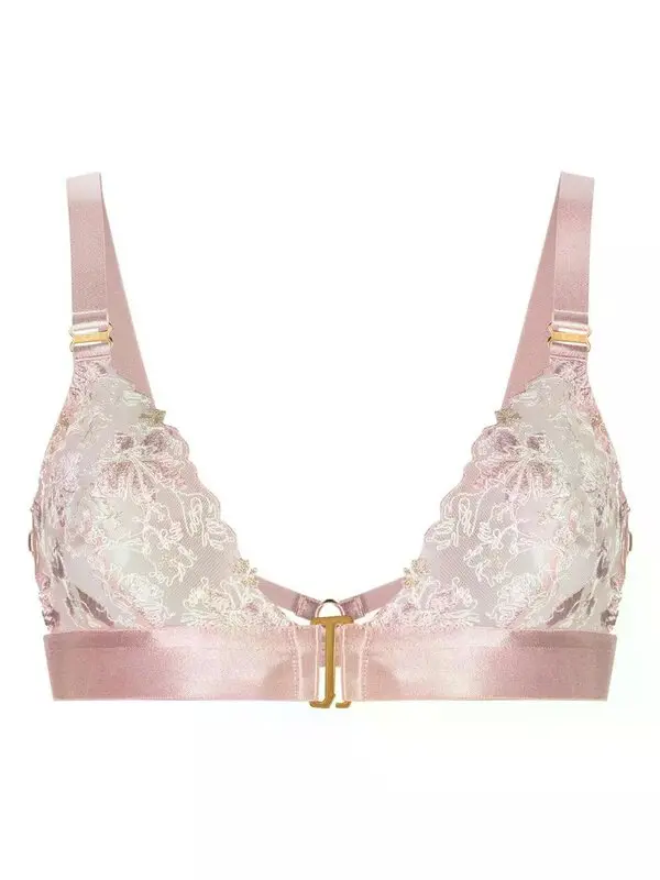 BORDELLE Vita Lace Triangle Bra - Pink