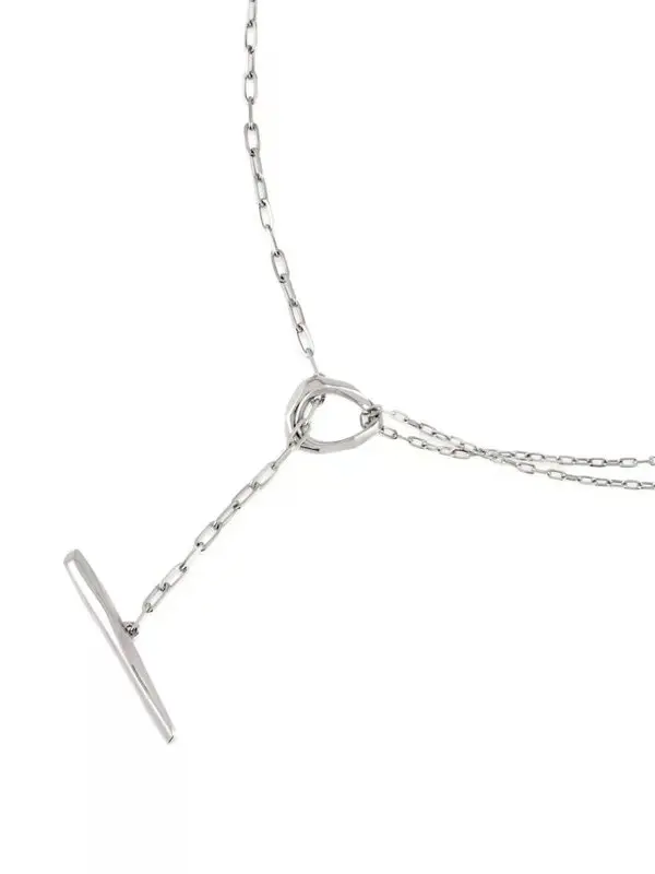 DINNY HALL Thalassa Small T-bar Necklace