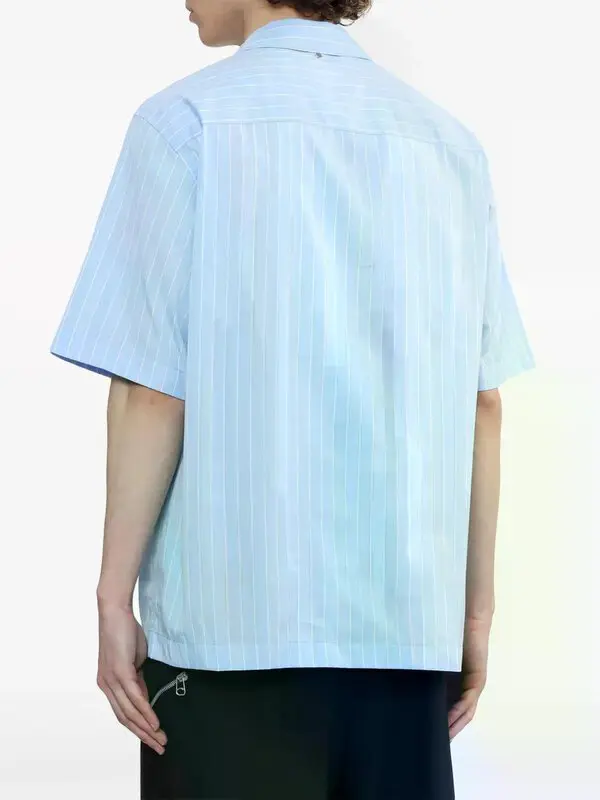 OAMC Striped Slogan-print Shirt