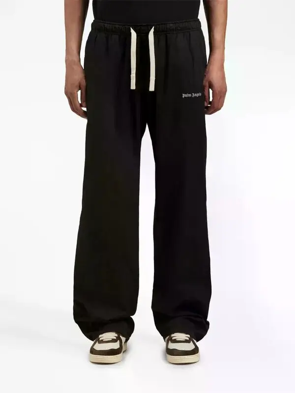 Palm Angels Logo-print Drawstring Track Pants - Black