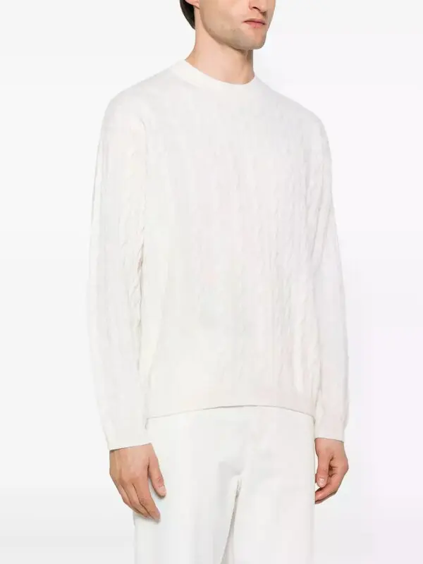 LISA YANG Oskar Crew Neck Sweater - Neutrals