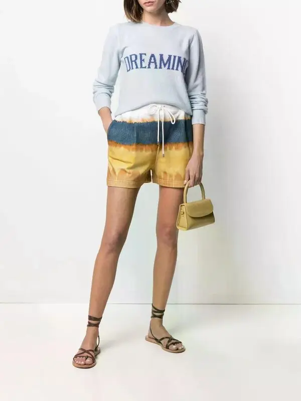 Alberta Ferretti Tie-dye Track Shorts