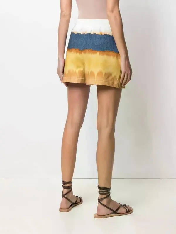 Alberta Ferretti Tie-dye Track Shorts