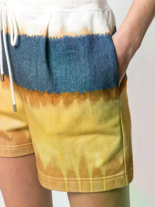Alberta Ferretti Tie-dye Track Shorts